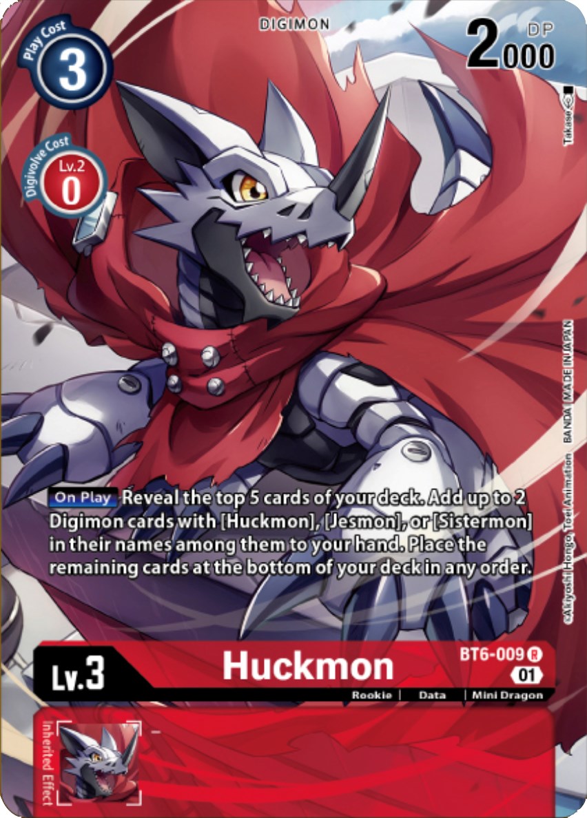Huckmon (Digimon Royal Knights Card Set) - Double Diamond - Digimon ...