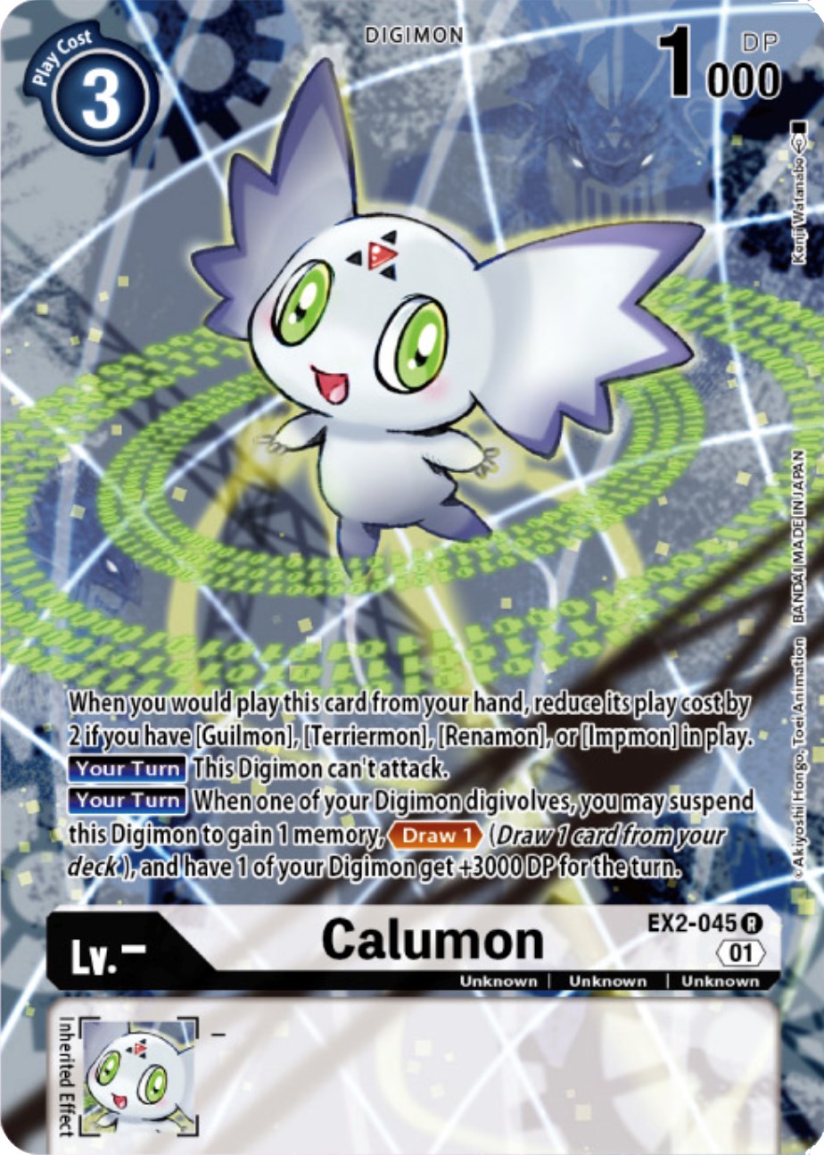 Digimon Calumon Evolution