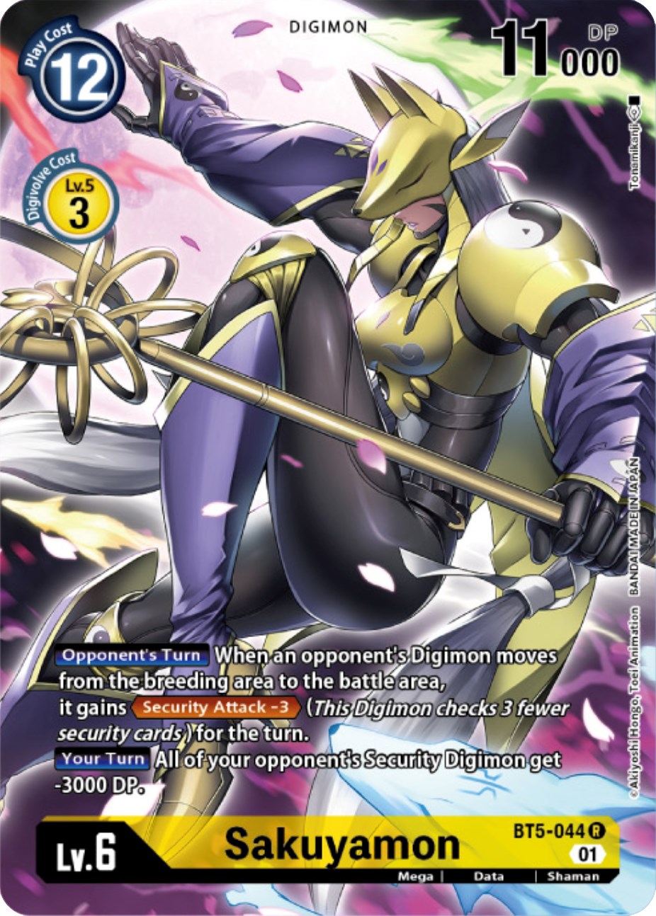Sakuyamon (Digimon Card Game Deck Box Set) - Battle of Omni - Digimon ...