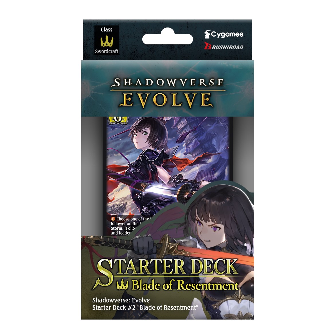 Starter Deck: Blade of Resentment - SD02: Blade of Resentment - Shadowverse: Evolve