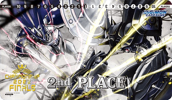Digimon Card Game: 2022 Final Championships 2nd Place Playmat - Bandai ...