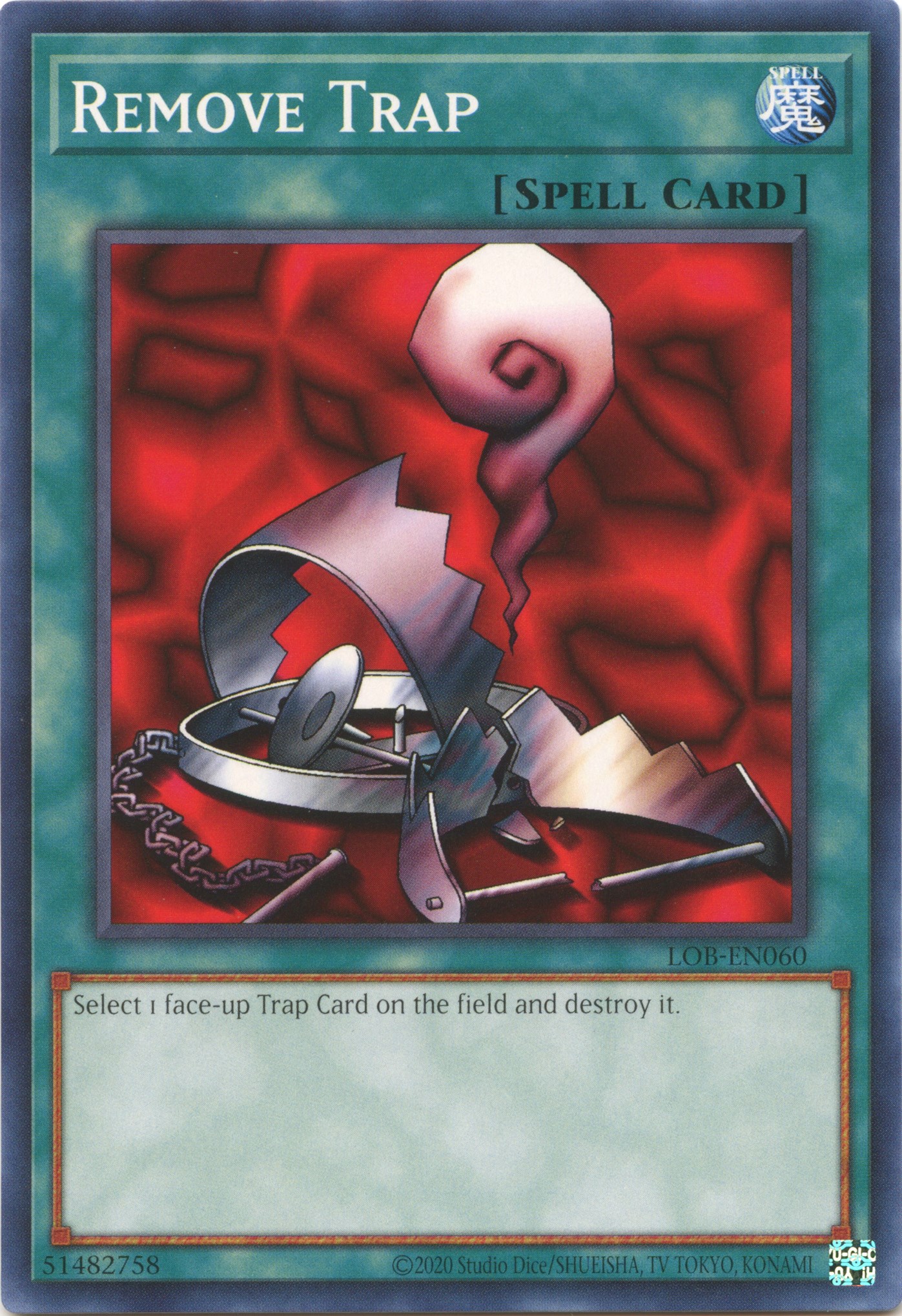 Remove Trap - Legend of Blue Eyes White Dragon (25th Anniversary Edition) - YuGiOh