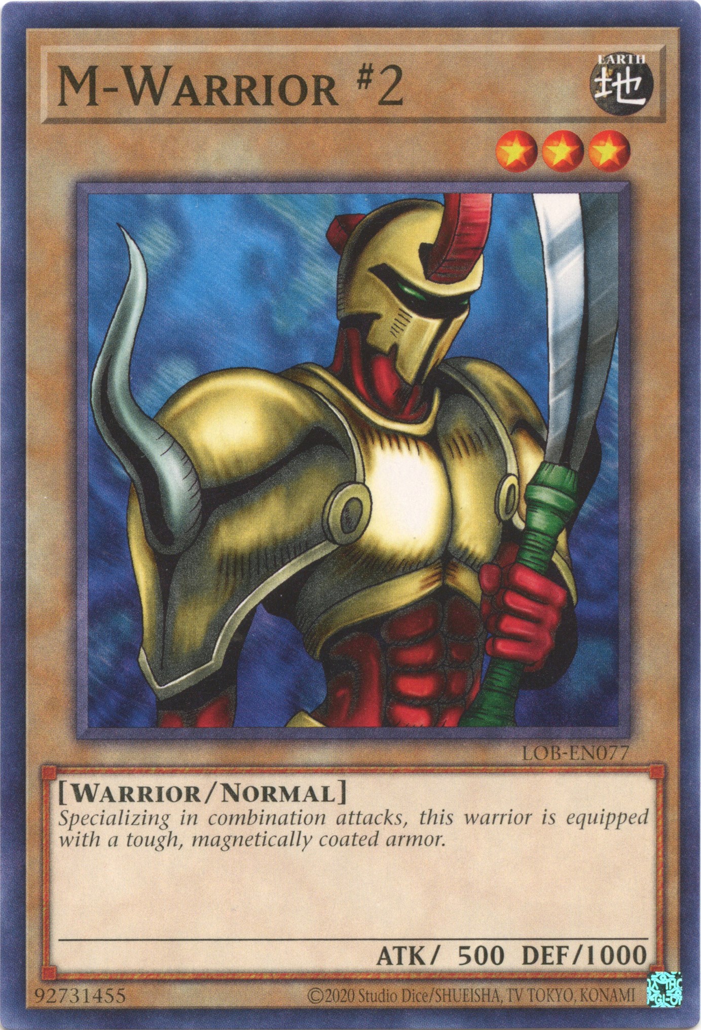 M-Warrior #2 - Legend of Blue Eyes White Dragon (25th Anniversary ...