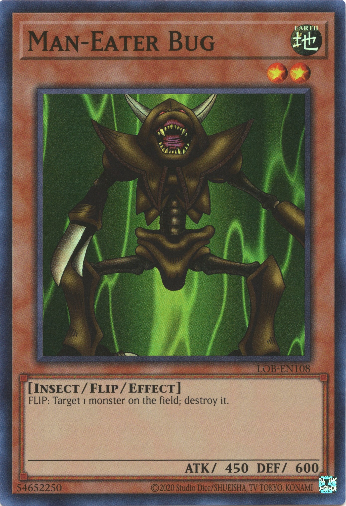 Man-Eater Bug - Legend of Blue Eyes White Dragon (25th Anniversary ...