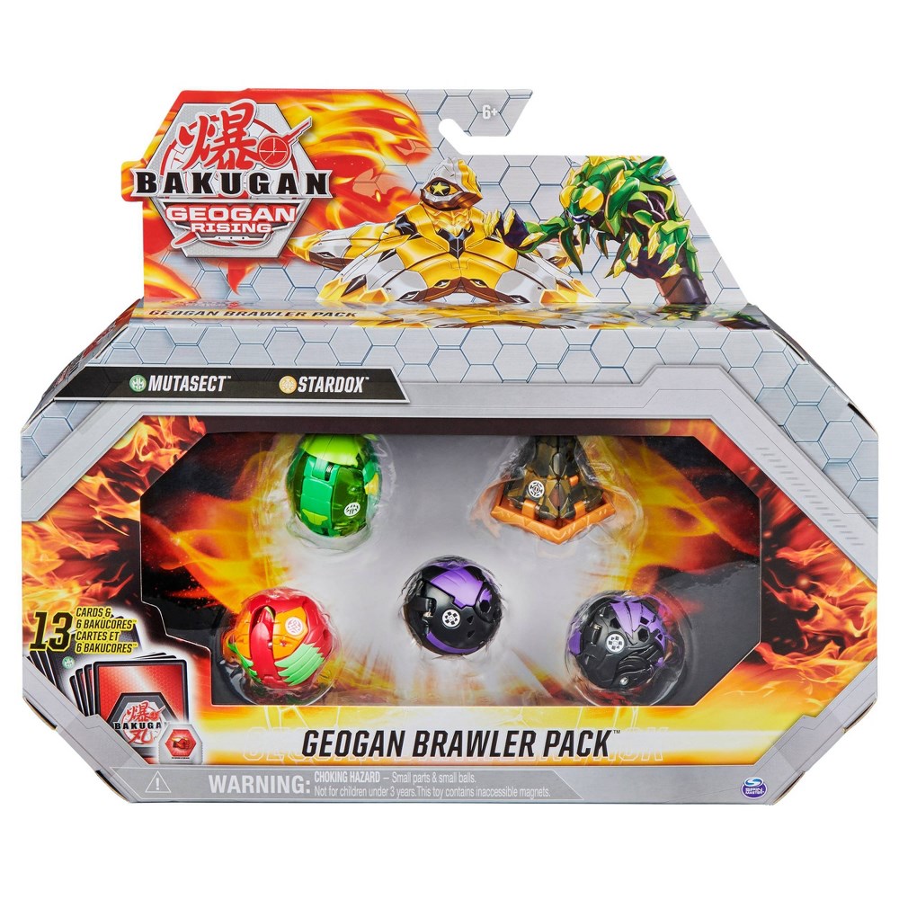 Bakugan Geogan Rising Brawler Pack - Aurelus Stardox Ventus Mutasect ...