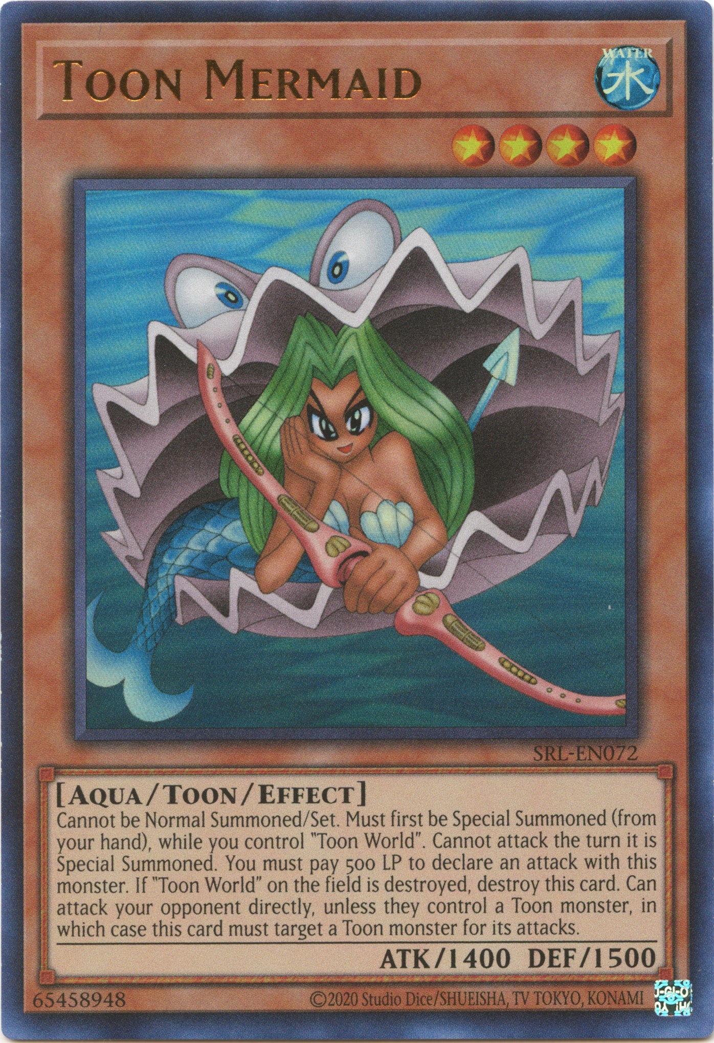Toon Mermaid - Spell Ruler (25th Anniversary Edition) - YuGiOh
