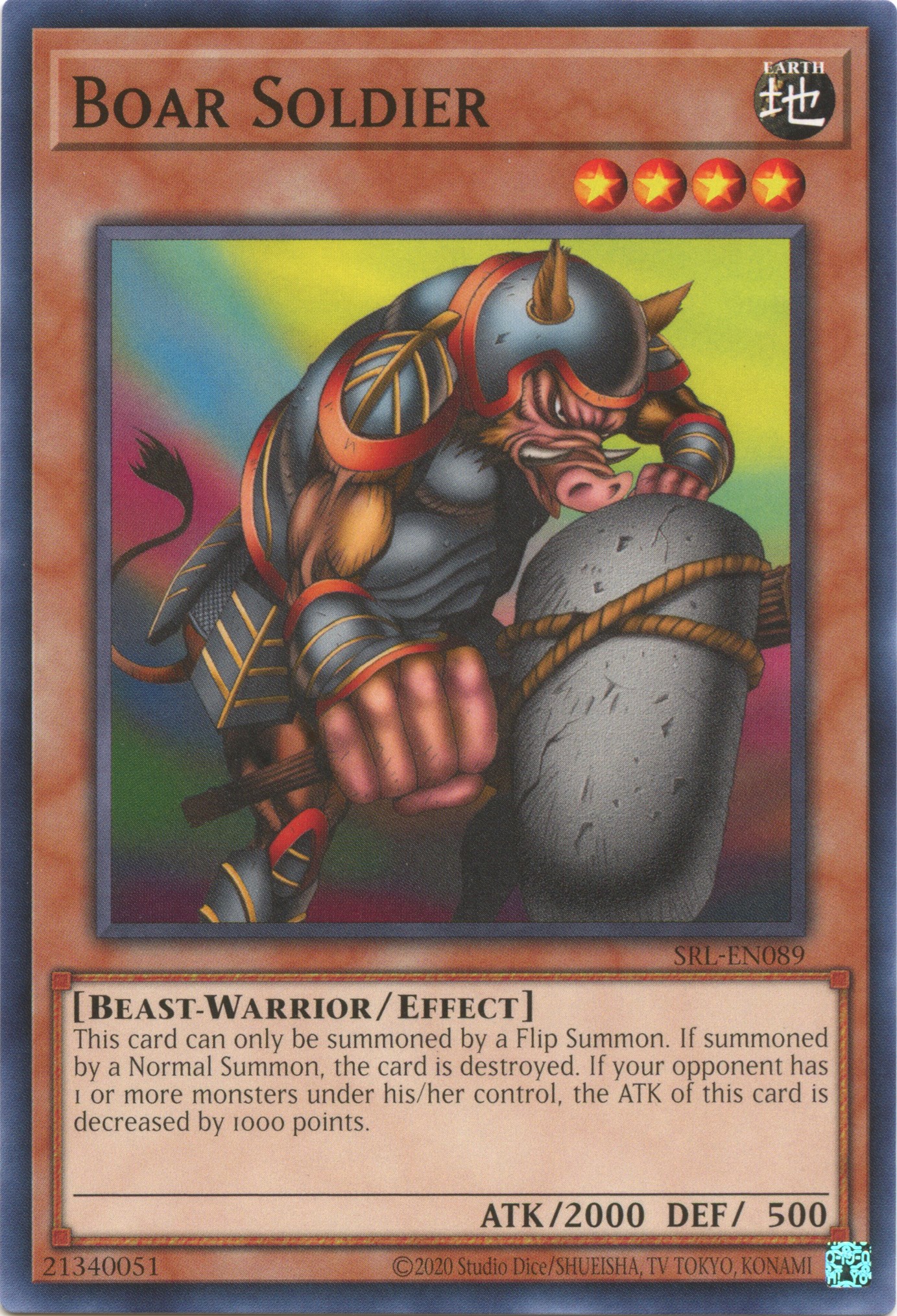 Boar Soldier - Spell Ruler (25th Anniversary Edition) - YuGiOh