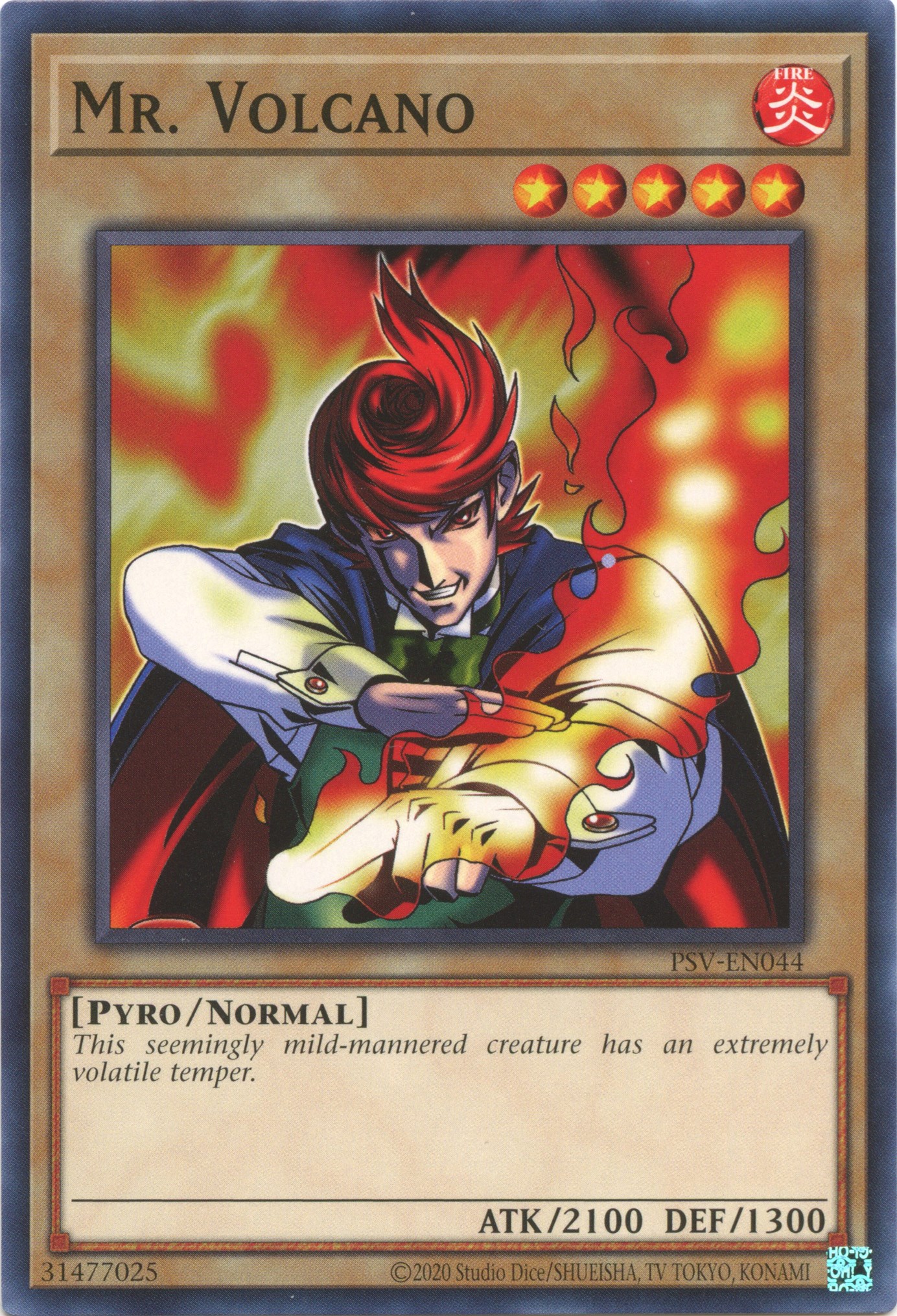 Mr. Volcano - Pharaoh's Servant (25th Anniversary Edition) - YuGiOh