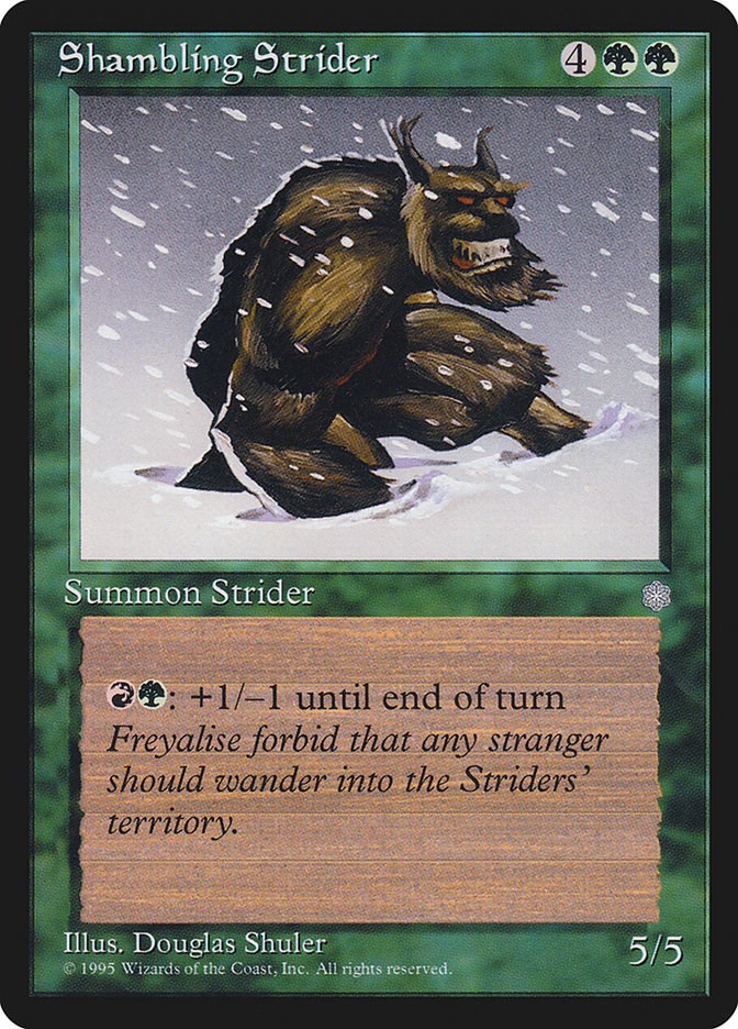 Shambling Strider - Ice Age - Magic: The Gathering