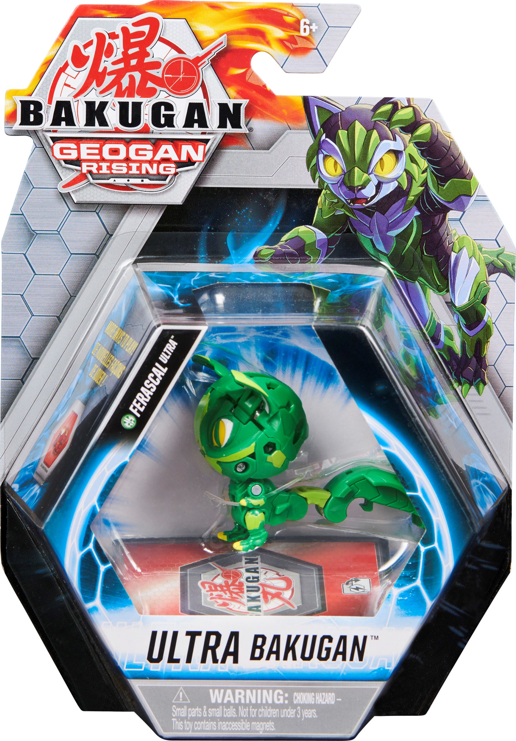 Bakugan Ultra Single Pack - Ventus Ferascal Ultra - Geogan Rising ...