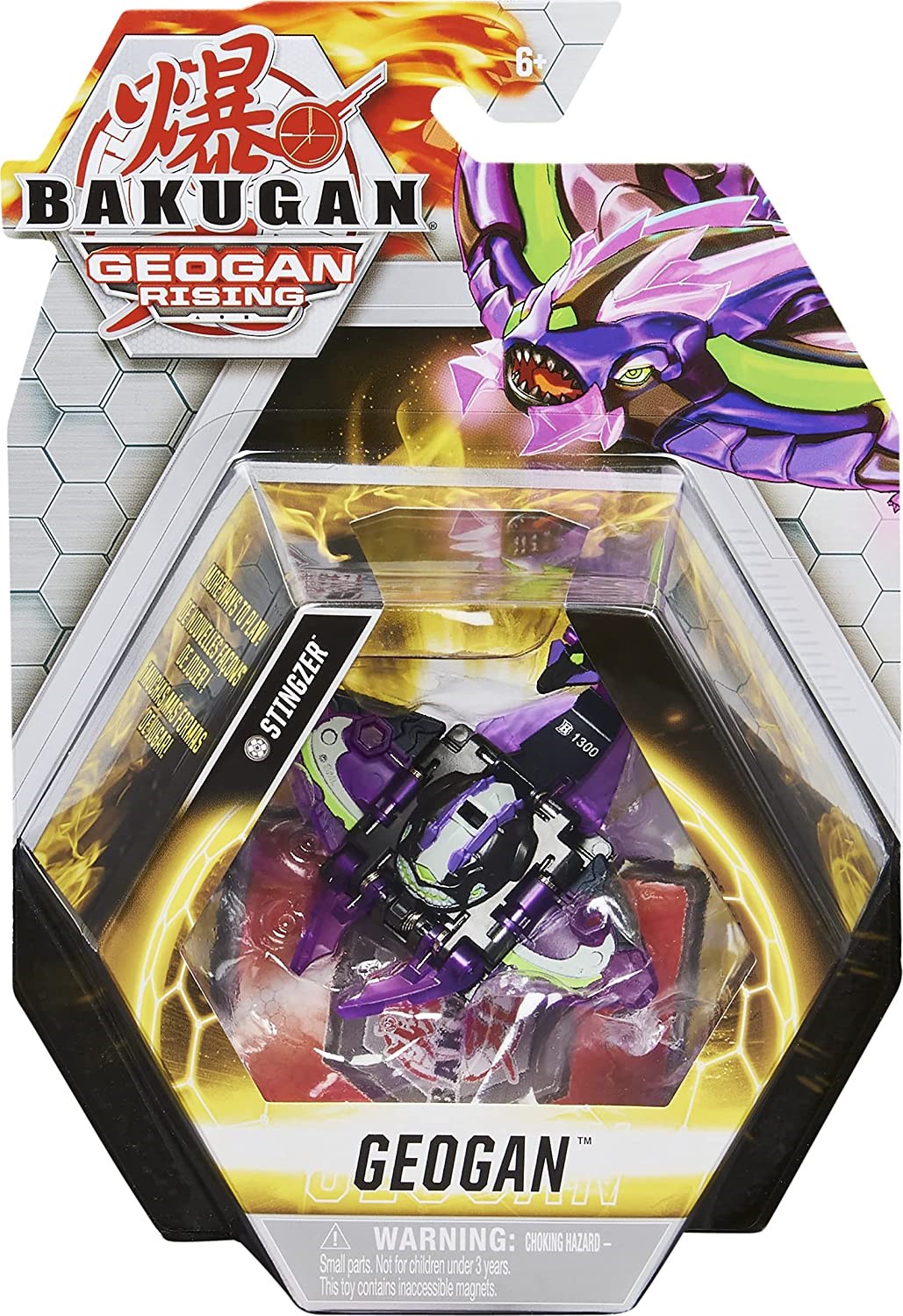 Bakugan Geogan Single Pack - Darkus Stingzer - Geogan Rising - Bakugan TCG