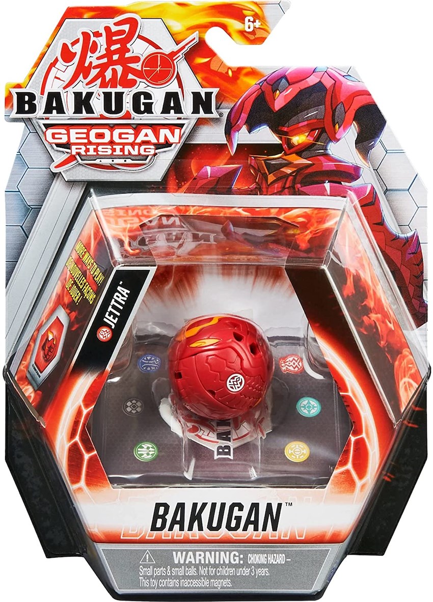 Core Bakugan Single Pack - Pyrus Jettra - Geogan Rising - Bakugan TCG