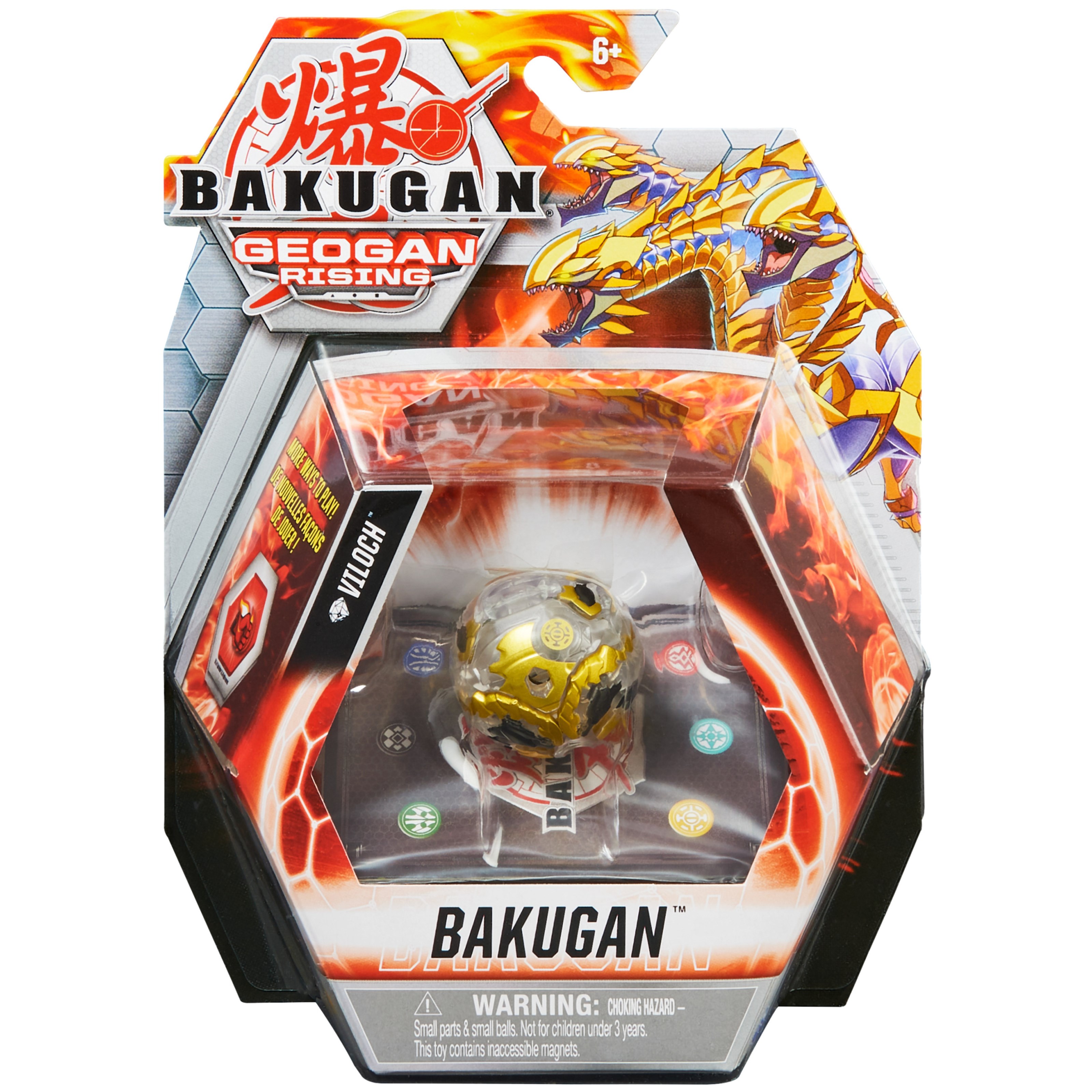 Core Bakugan Single Pack - Aurelus Diamond Viloch - Geogan Rising ...