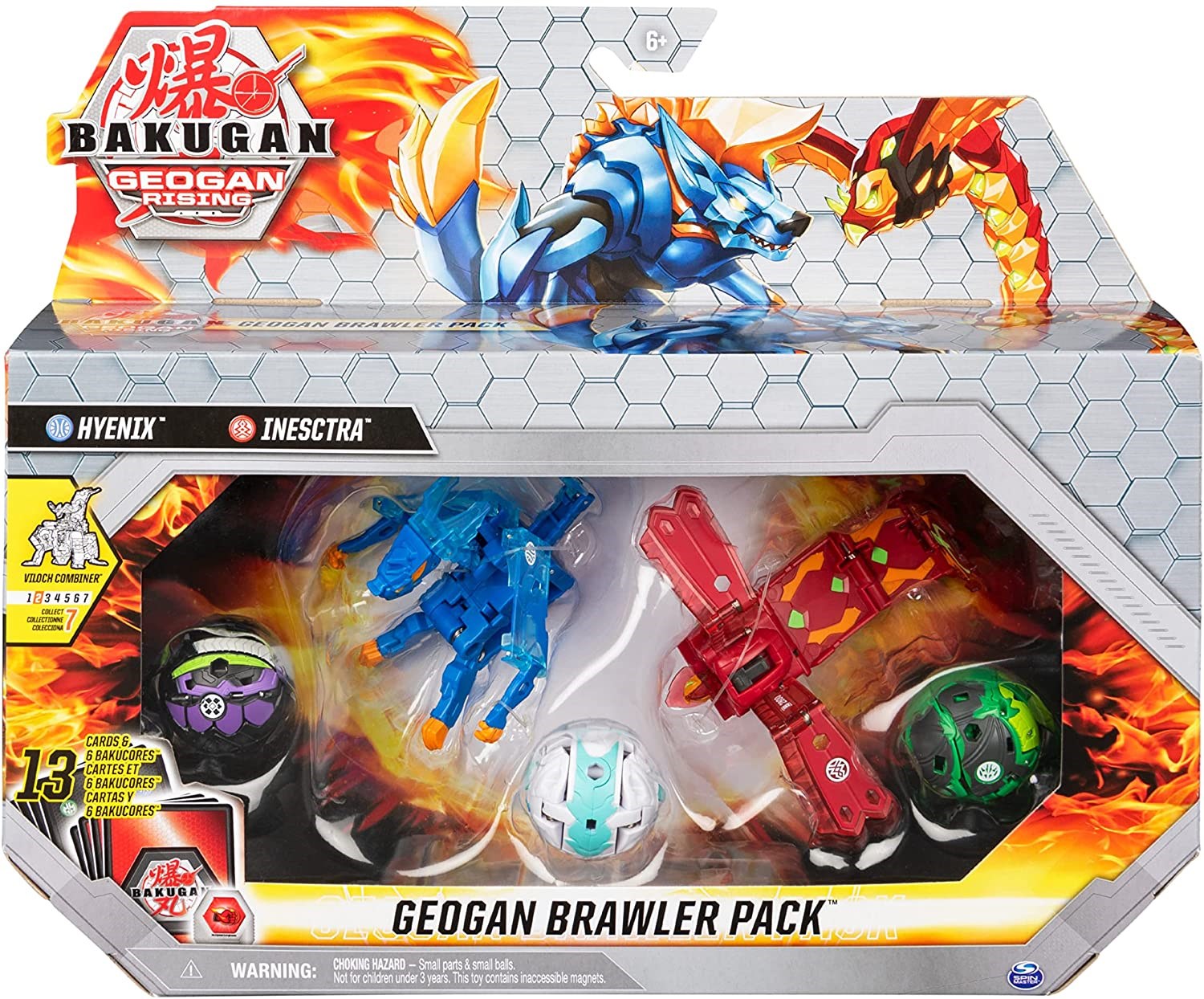 Bakugan Geogan Rising Brawler Pack - Aquos Hyenix Pyrus Insectra ...