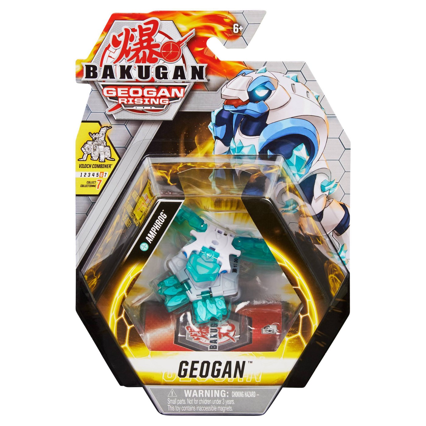 Bakugan Geogan Single Pack - Haos Amphrog - Geogan Rising - Bakugan TCG