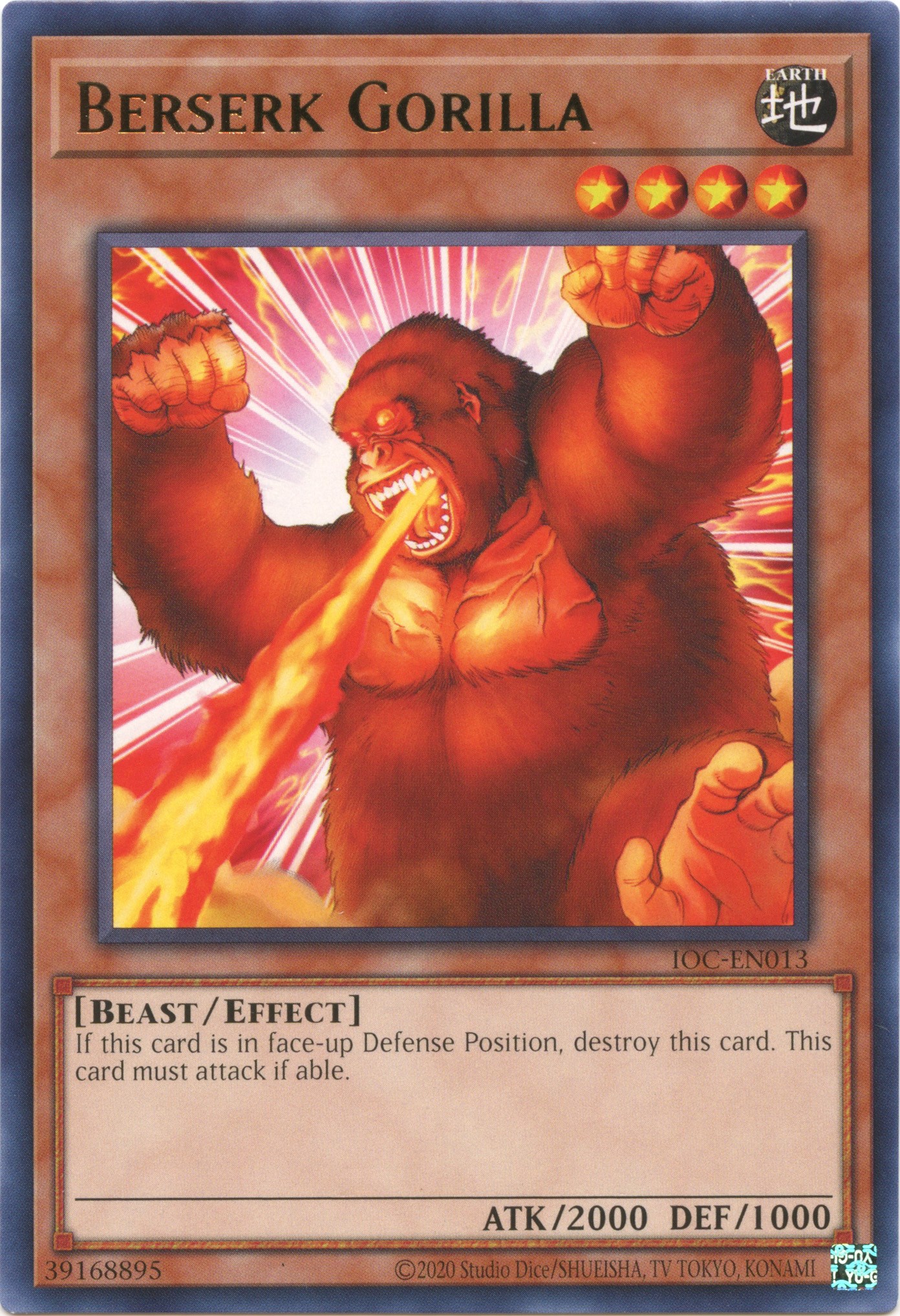 Berserk Gorilla - Invasion of Chaos (25th Anniversary Edition) - YuGiOh