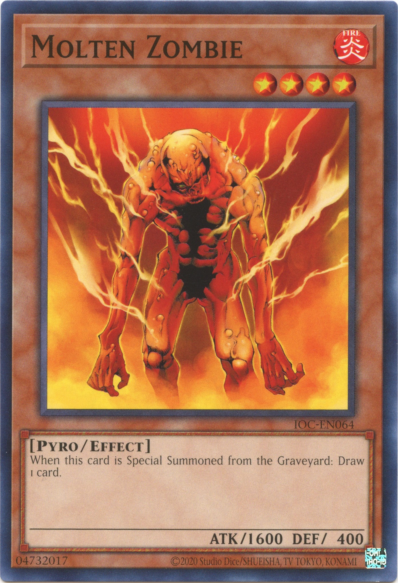 Molten Zombie - Invasion of Chaos (25th Anniversary Edition) - YuGiOh