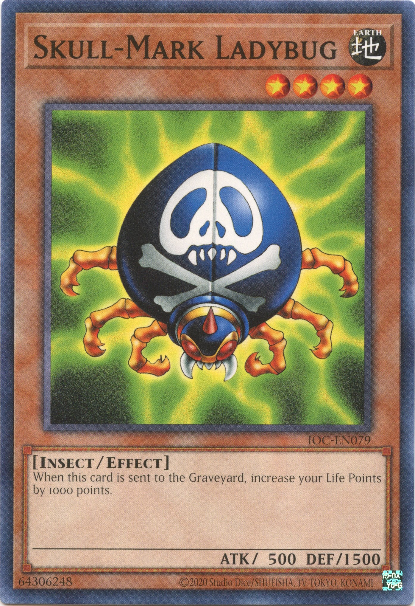 Skull-Mark Ladybug - Invasion of Chaos (25th Anniversary Edition) - YuGiOh
