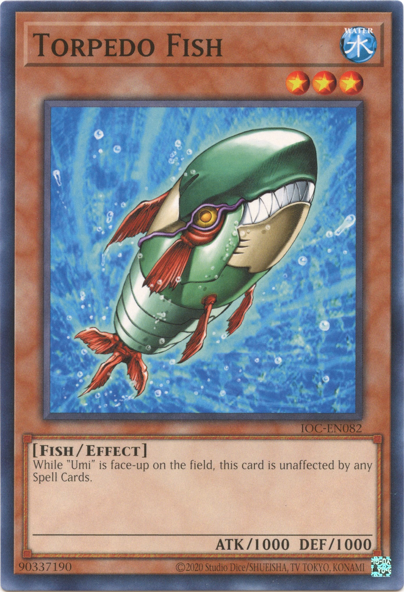 Torpedo Fish - Invasion of Chaos (25th Anniversary Edition) - YuGiOh