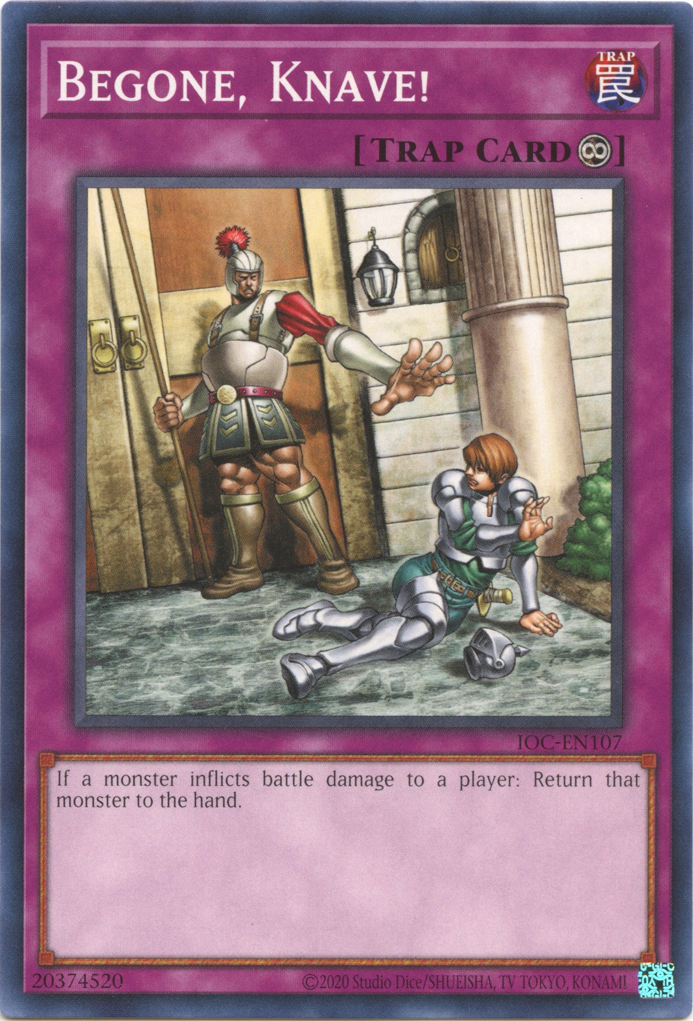 Begone, Knave! - Invasion of Chaos (25th Anniversary Edition) - YuGiOh