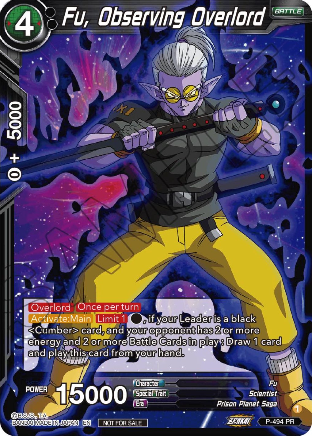 Fu, Observing Overlord (Zenkai Series Tournament Pack Vol.3 ...