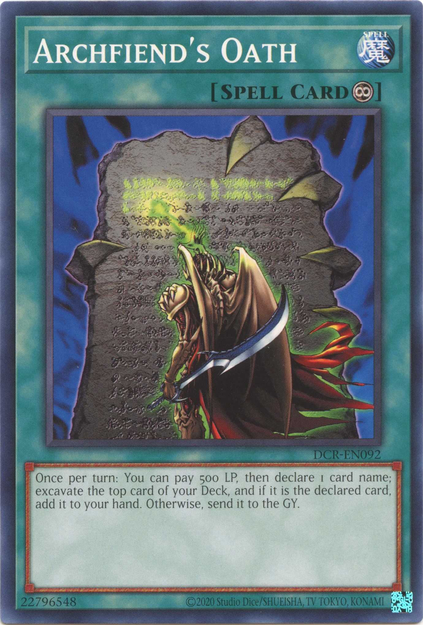 Archfiend's Oath - Dark Crisis (25th Anniversary Edition) - YuGiOh