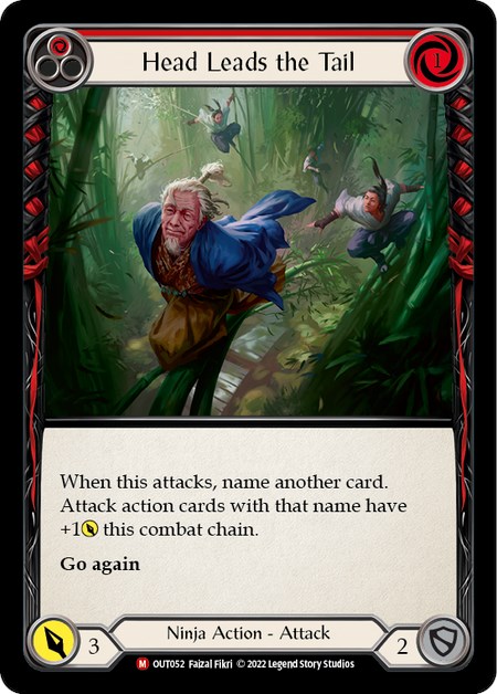 Head Leads the Tail - Outsiders - Flesh and Blood TCG