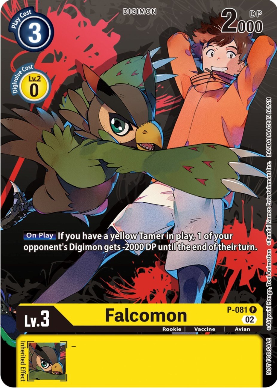 Falcomon - P-081 (Tamer Party Vol.7) - Digimon Promotion Cards ...