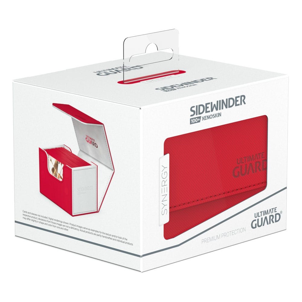 Synergy Sidewinder Xenoskin Deck Case 100+ - Red/White - Ultimate Guard ...