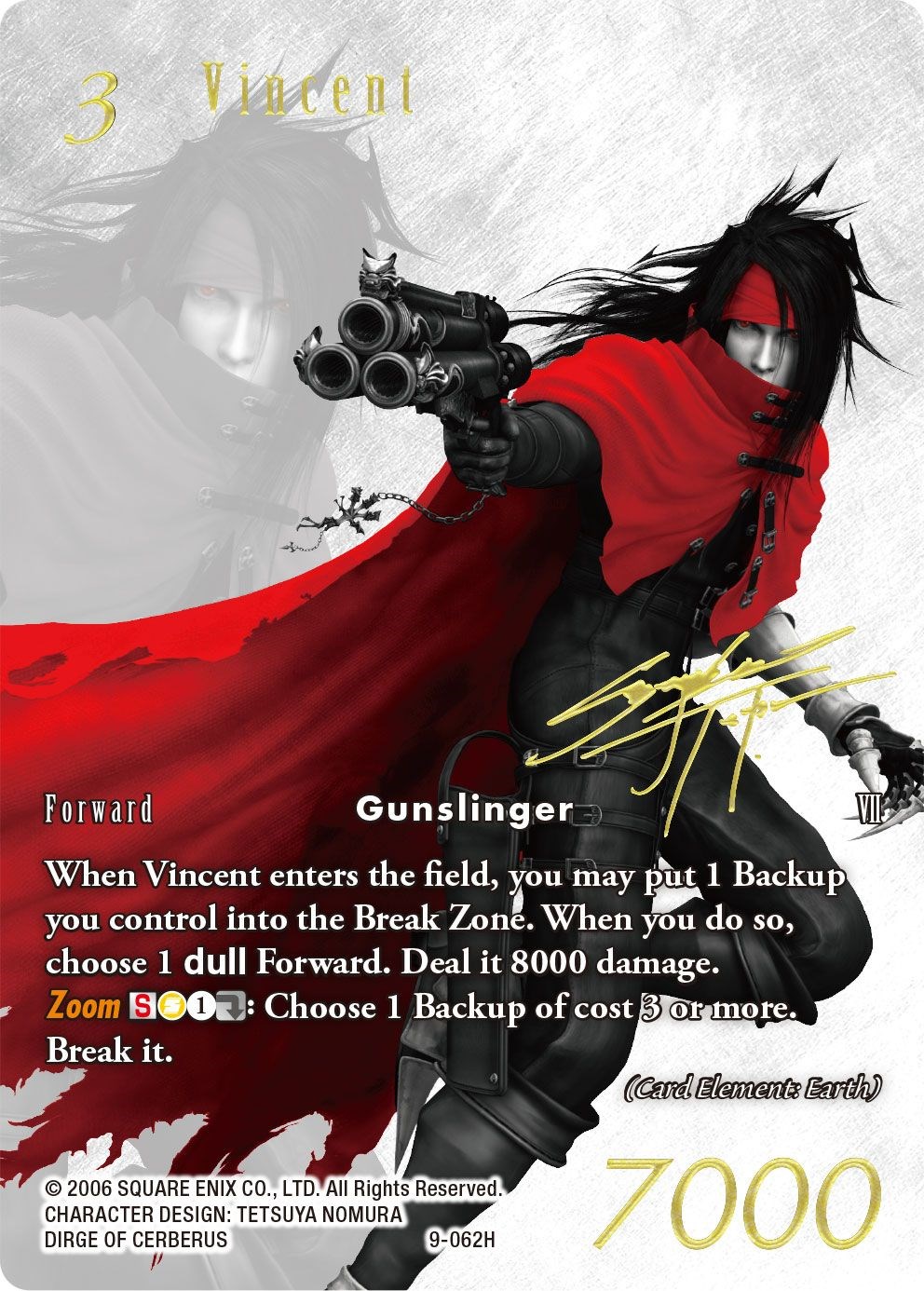 Vincent (Noir Promo) - FF: Promo Cards - Final Fantasy TCG