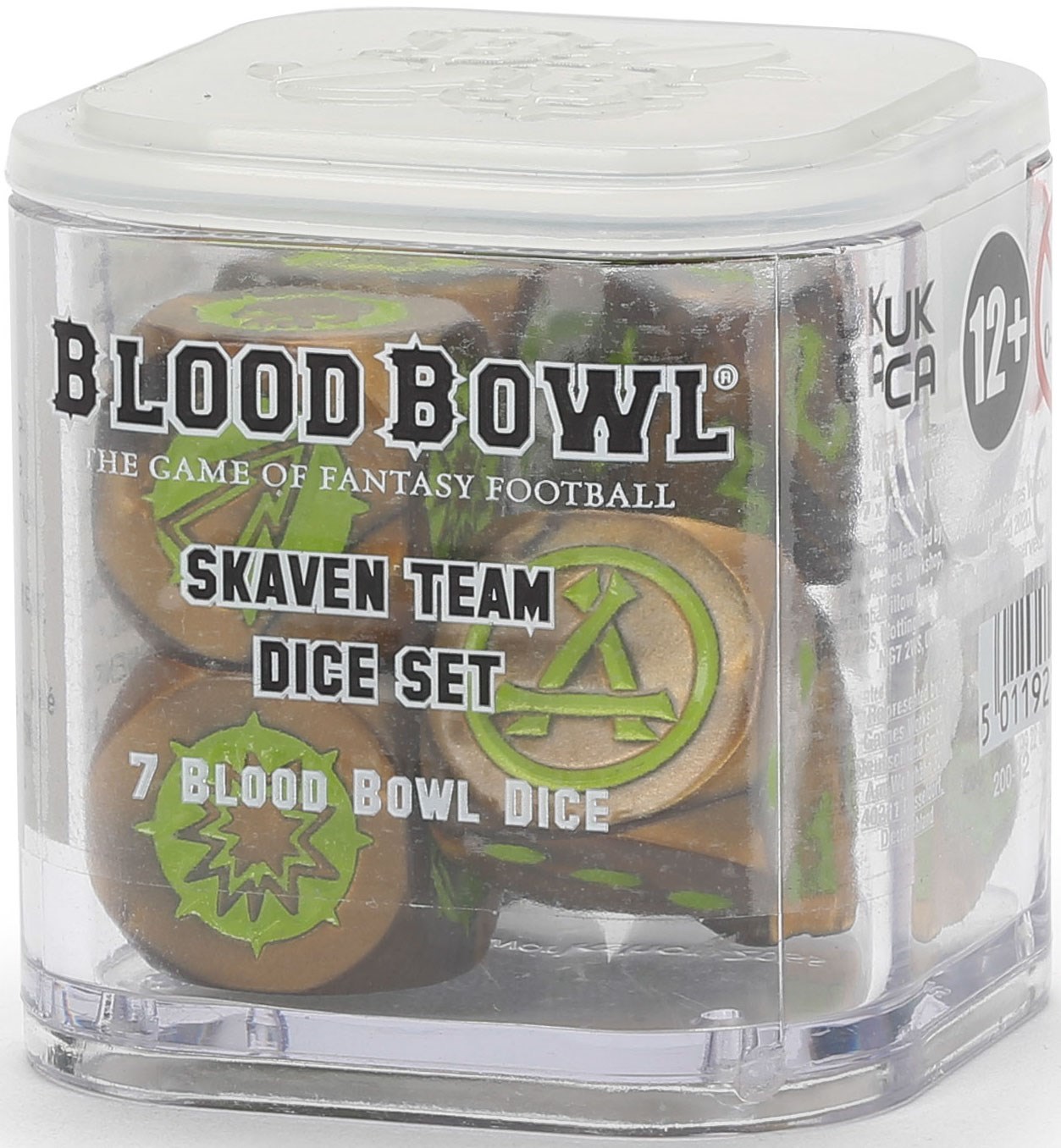 Blood Bowl: Skaven Team Dice Set (7-Pack) (200-12) - Warhammer Game ...