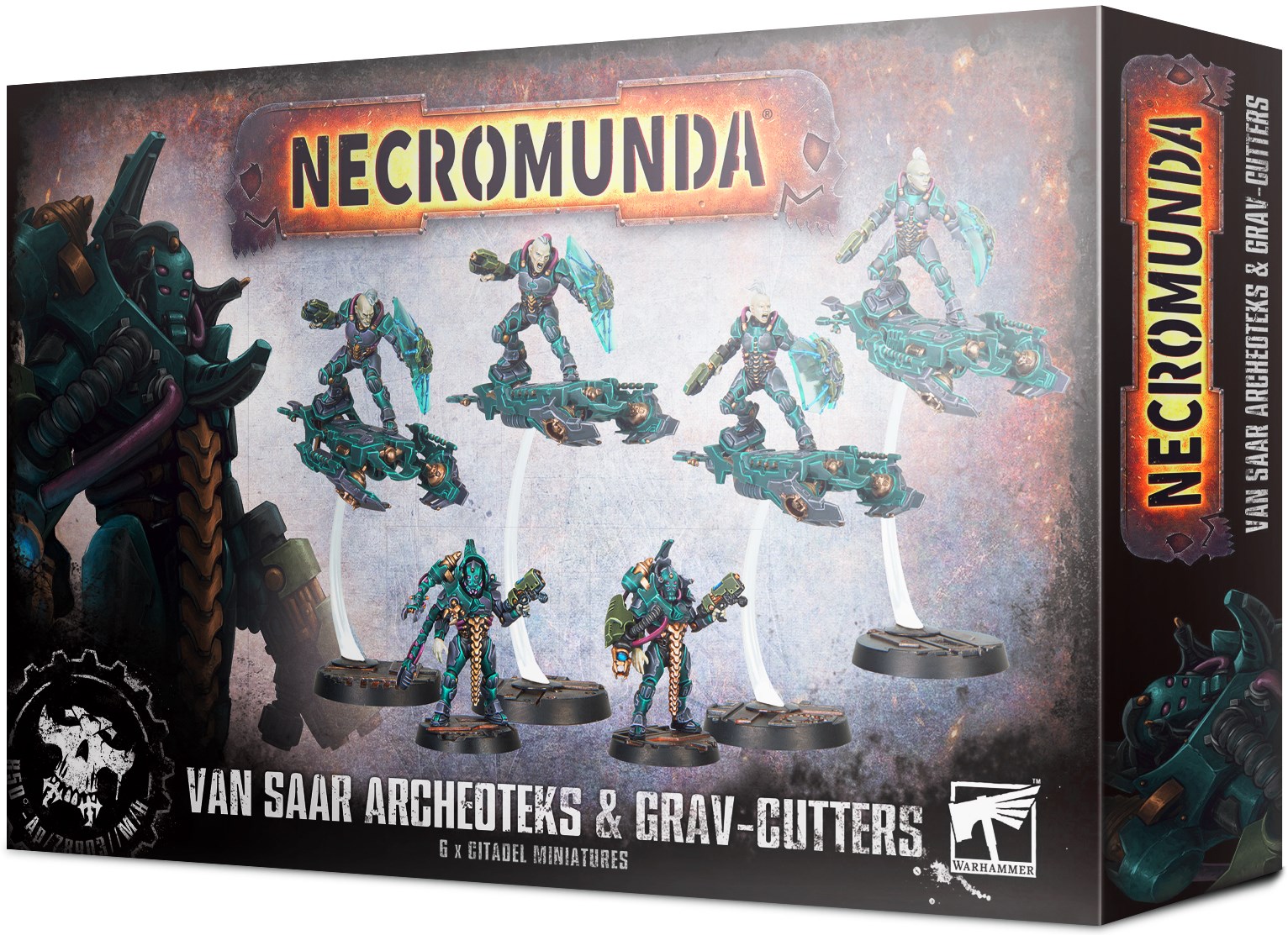 Necromunda: Van Saar Archeoteks & Grav-Cutters - Warhammer Plastic Box ...