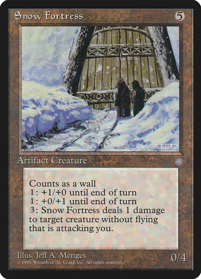 Snow Fortress - Ice Age - Magic: The Gathering