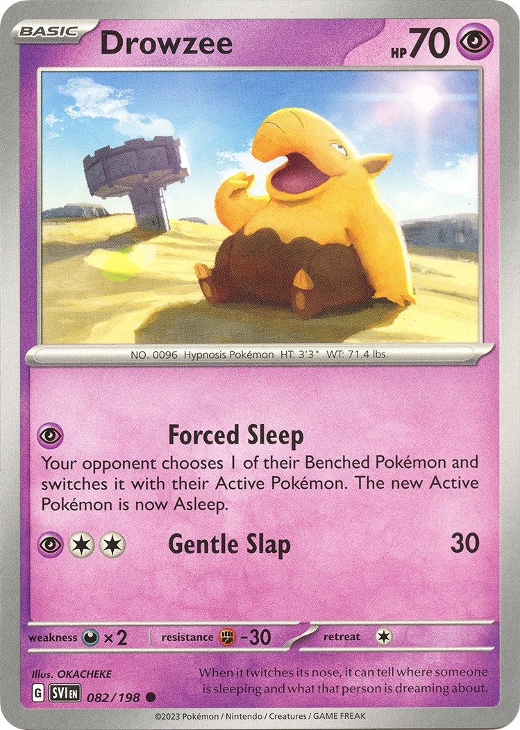 Drowzee - 082/198 - SV01: Scarlet & Violet Base Set - Pokemon