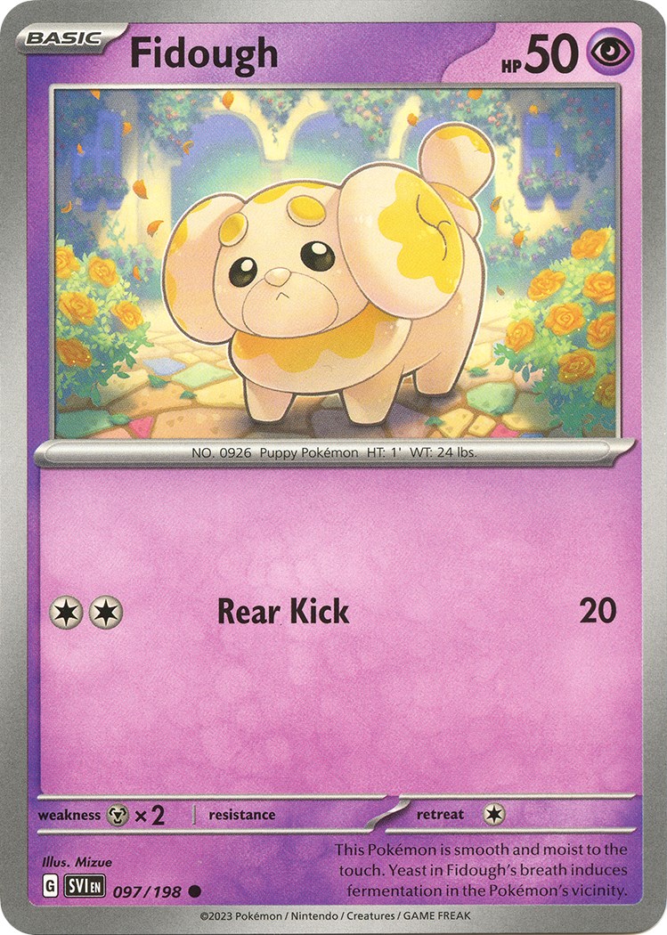 Fidough - 097/198 - SV01: Scarlet & Violet Base Set - Pokemon