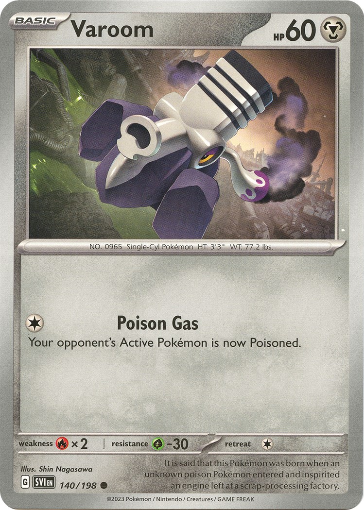 Varoom - 140/198 - SV01: Scarlet & Violet Base Set - Pokemon
