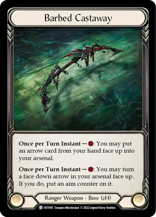 Barbed Castaway - Outsiders - Flesh and Blood TCG