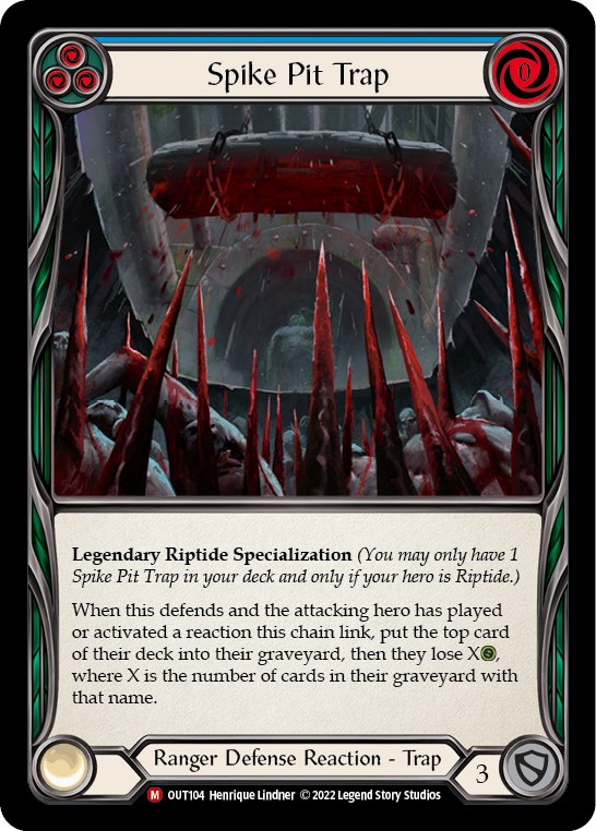 Spike Pit Trap - Outsiders - Flesh and Blood TCG