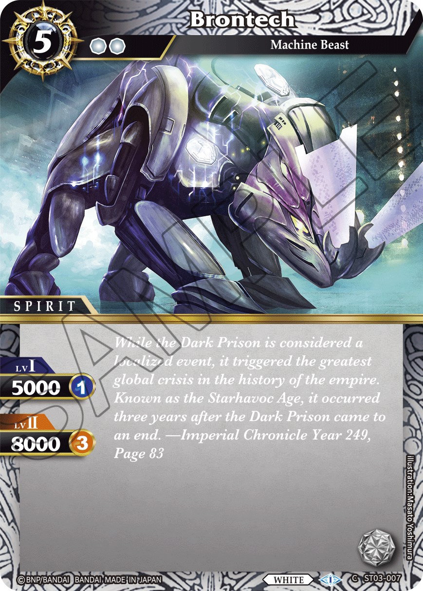 Brontech - Starter Deck 03: Aegis of the Machine - Battle Spirits Saga