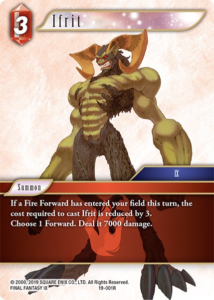 Ifrit - From Nightmares - Final Fantasy TCG