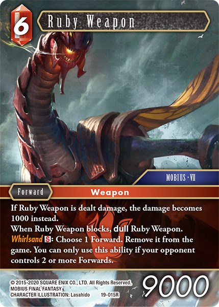Ruby Weapon - From Nightmares - Final Fantasy TCG