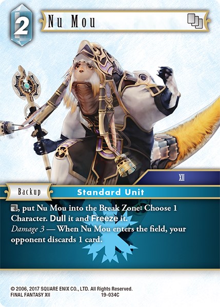 Nu Mou - From Nightmares - Final Fantasy TCG
