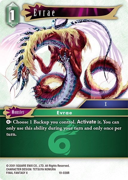 Evrae - From Nightmares - Final Fantasy TCG