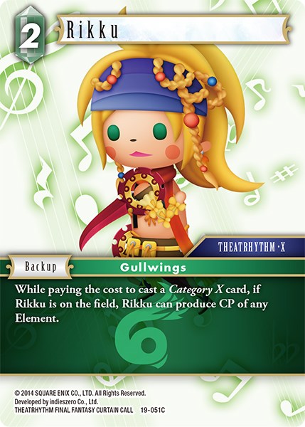 Rikku - From Nightmares - Final Fantasy TCG