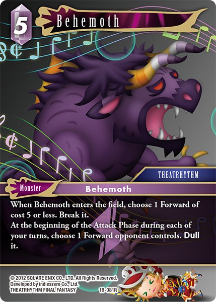 Behemoth (19-081R) - From Nightmares - Final Fantasy TCG