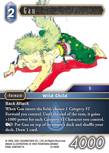 Gau - From Nightmares - Final Fantasy TCG