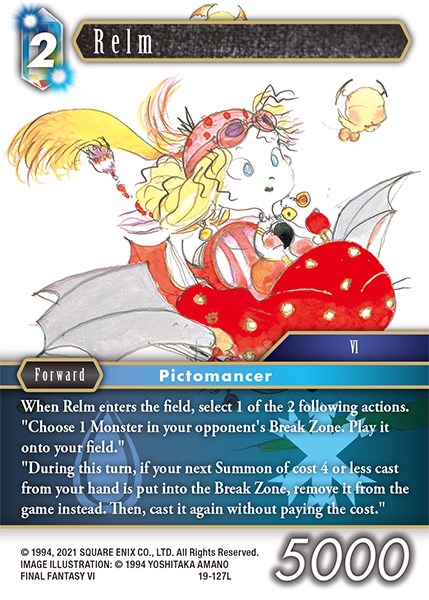 Relm - From Nightmares - Final Fantasy TCG