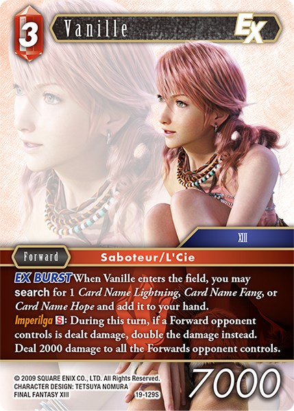 Vanille EX - From Nightmares - Final Fantasy TCG