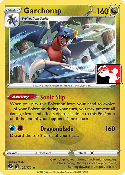 Garchomp - Prize Pack Series Cards - Pokemon