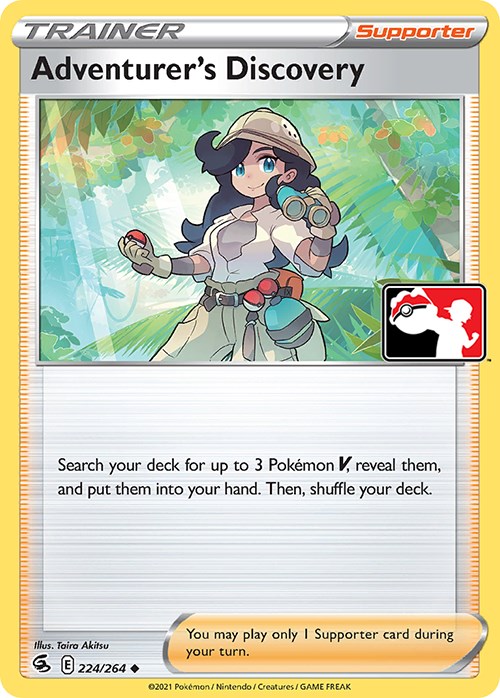 Adventurer's Discovery - Prize Pack Series Cards - Pokemon